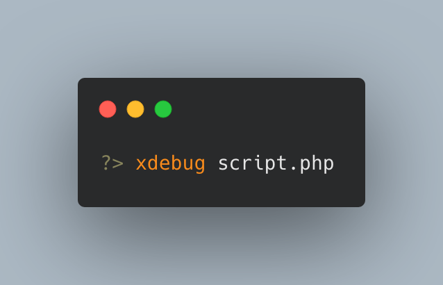 An alias to easily debug PHP scripts | Charles Desneuf An alias to easily debug PHP scripts | Charles Desneuf