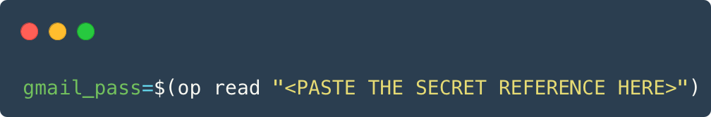 Getting your secret password from 1Password in a script | Charles Desneuf